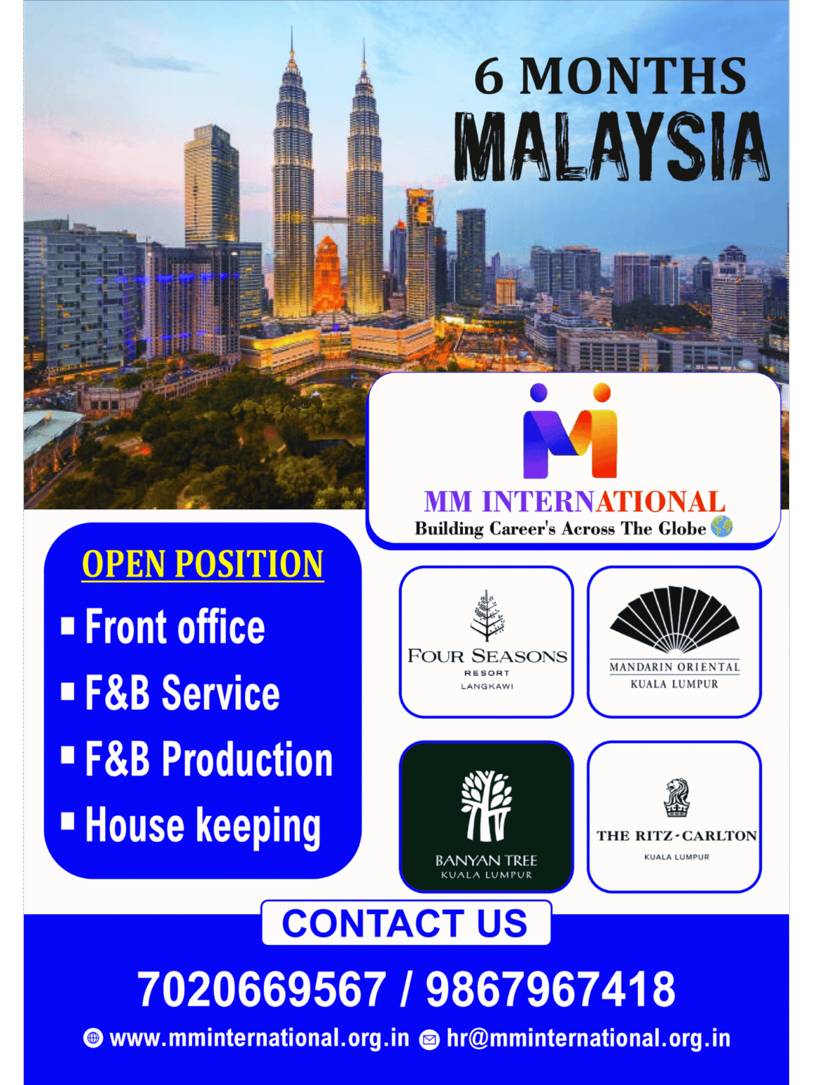 MM International – Your Gateway to International Hospitality Careers